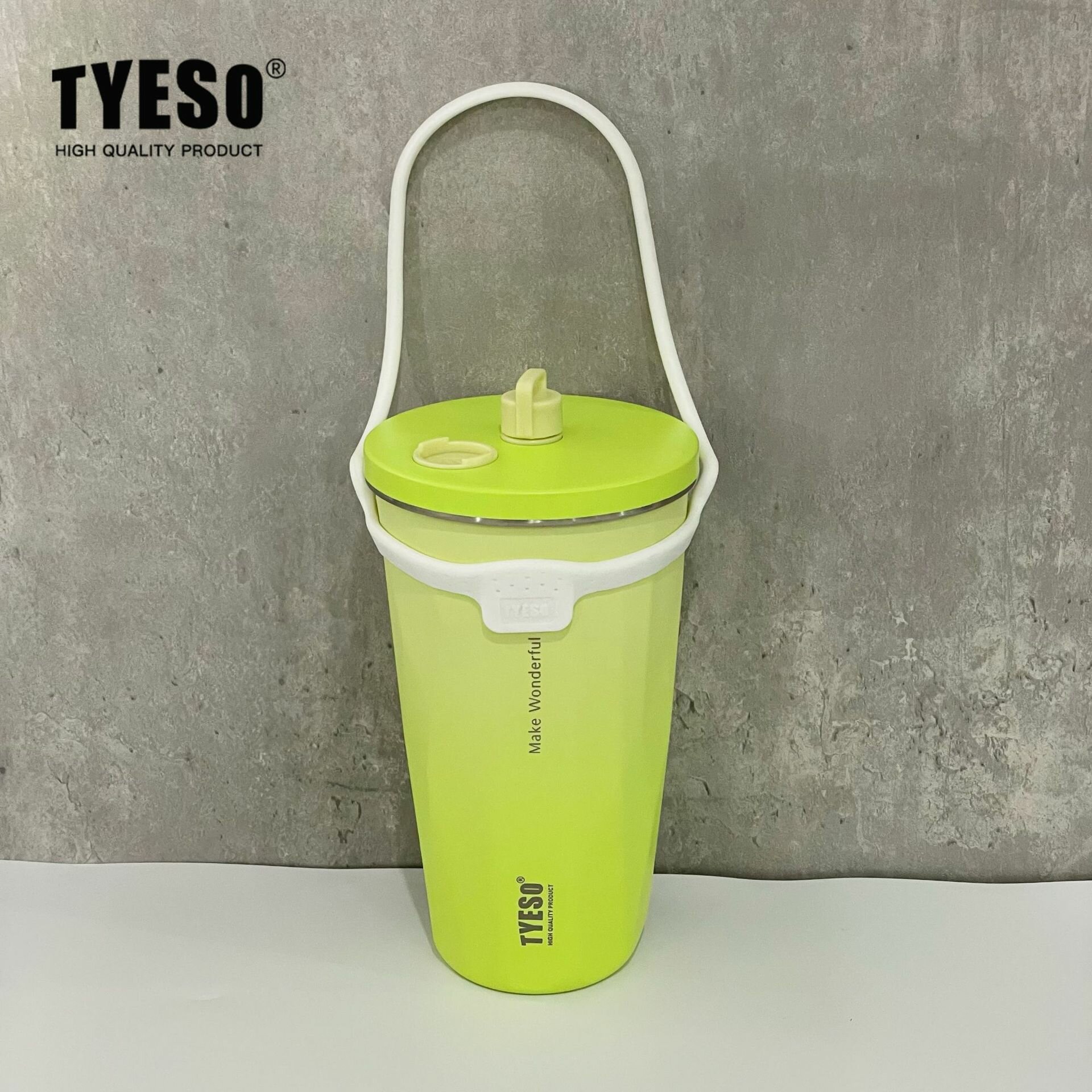 TYESO Taishuo новая кофейная чашка из нержавеющей стали ледяной хулиган изоляция Автомобильная соломенная чашка