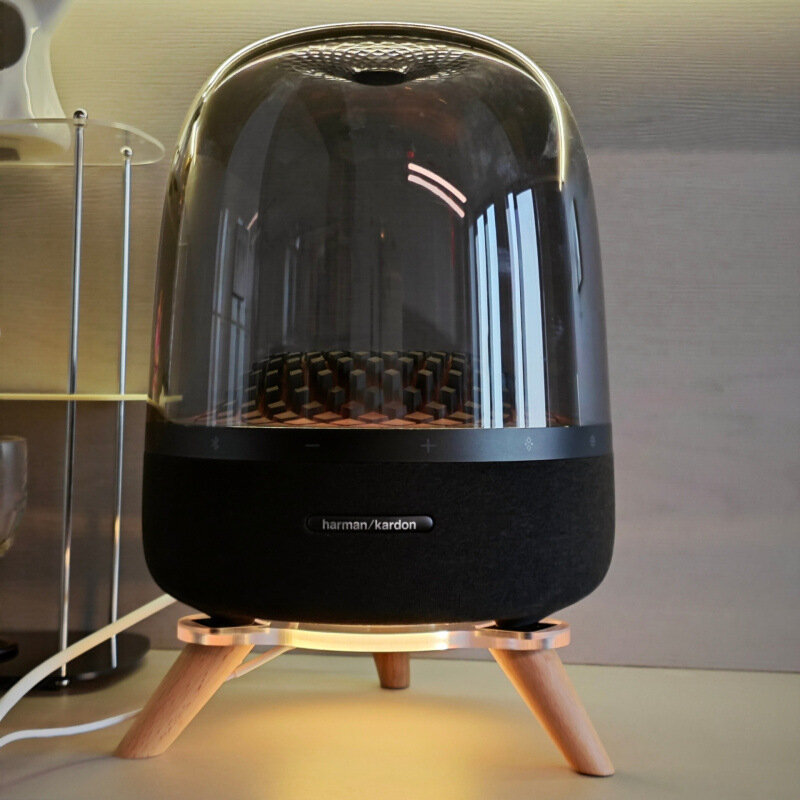 Подставка для колонок Harman Kardon Crystal Glass 3-го и 4-го поколения, настольная подставка из массива дерева, антивибрационная, противоскользящая