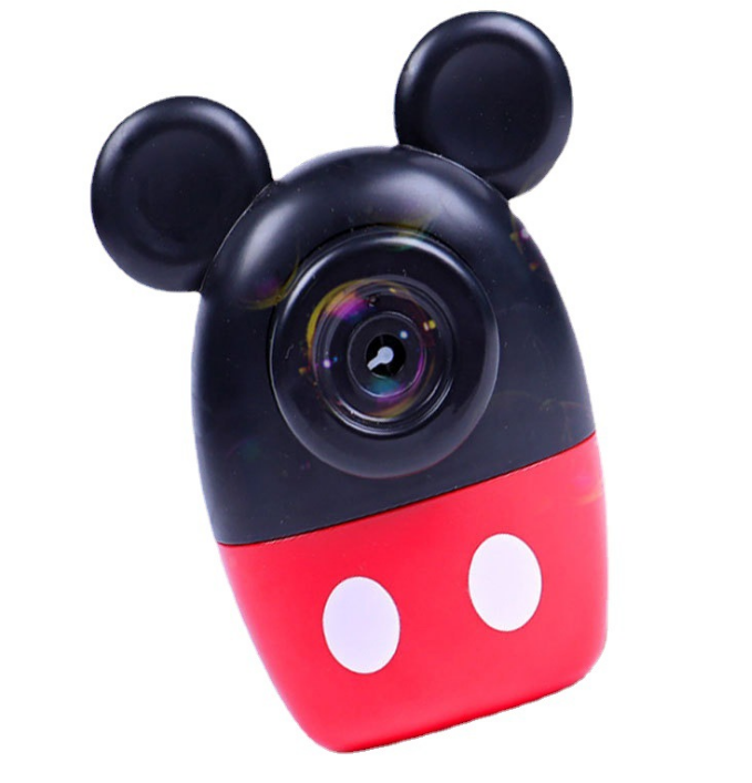 Дисней Микки Электрическая пузырьковая машина Дети Автоматическое дуть пузырьковые игрушки на открытом воздухе Детские водные игрушки Нет утечки пузырьковый пузырьковый пузырьковый пузырьковый пузырьковый пузырьковый