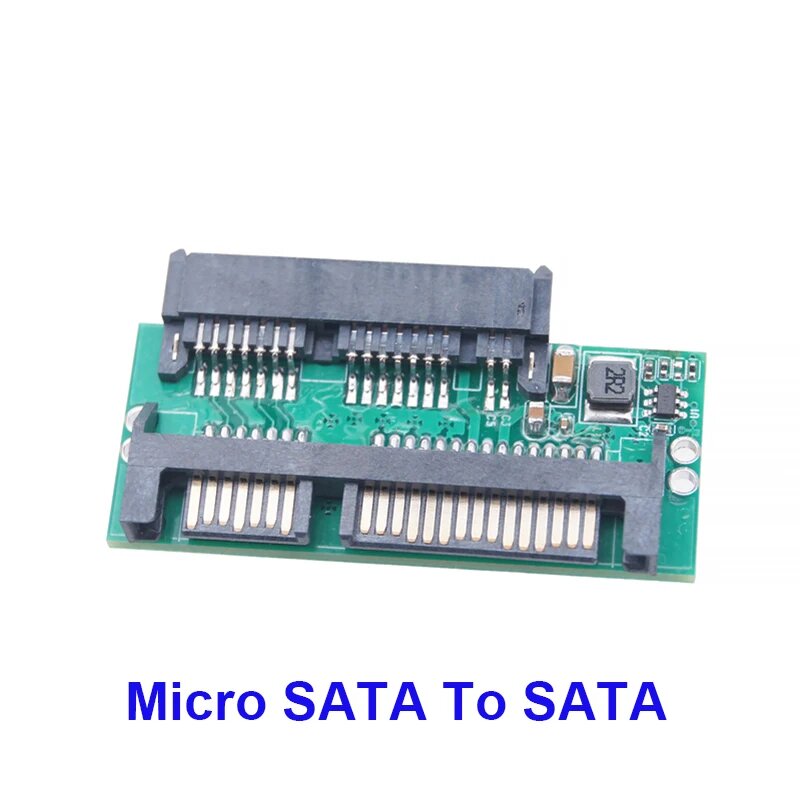 Адаптер Micro SATA 9+7PIN На SATA 7+15PIN Для Жестких Дисков 1,8–2,5 Дюйма С Конвертацией Параллельного Порта В Последовательный