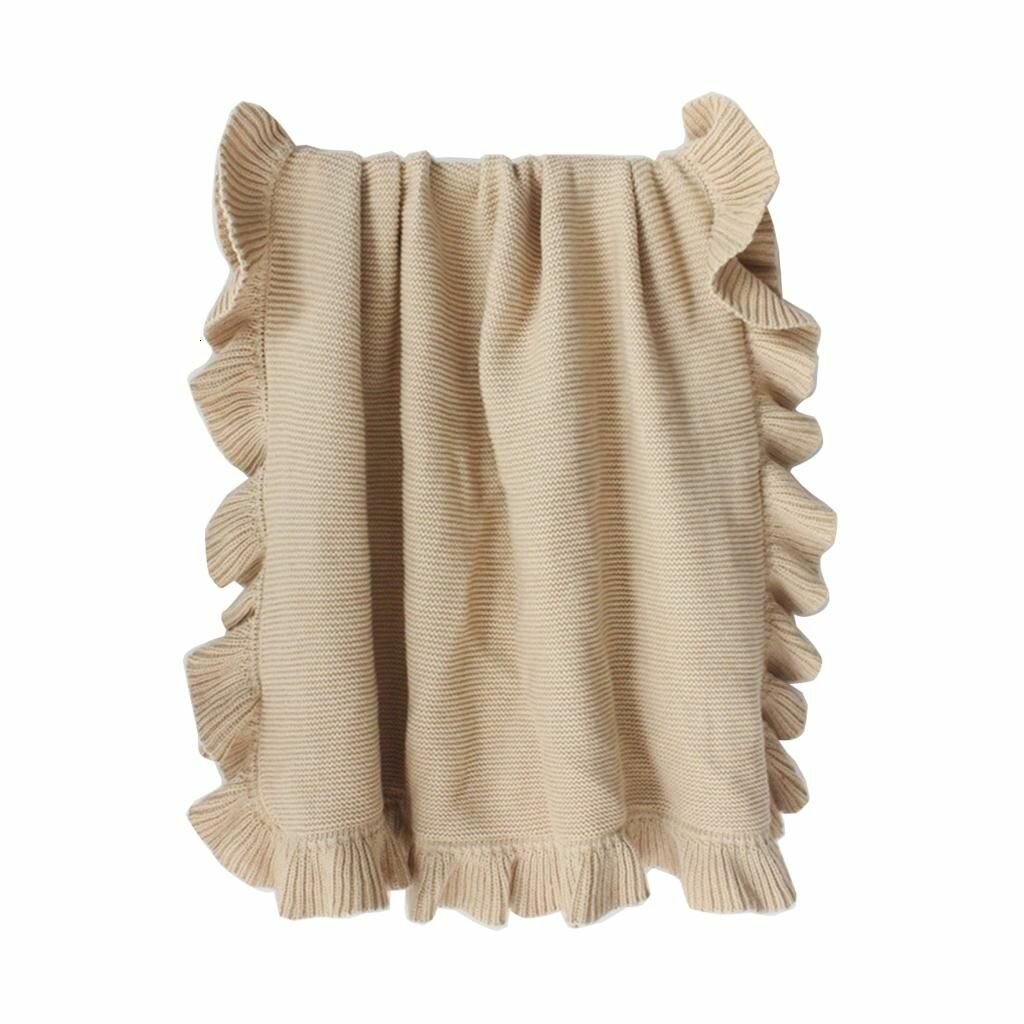 Полотенце для ванной для новорожденных, одеяло с рюшами, покрывало для коляски, для фотосессий, Цвет Хаки