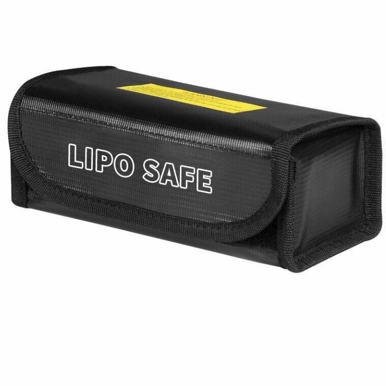 Огнестойкий органайзер для аккумуляторов — сумка для Power Bank, бокс для литиевых батарей, для дома и походов