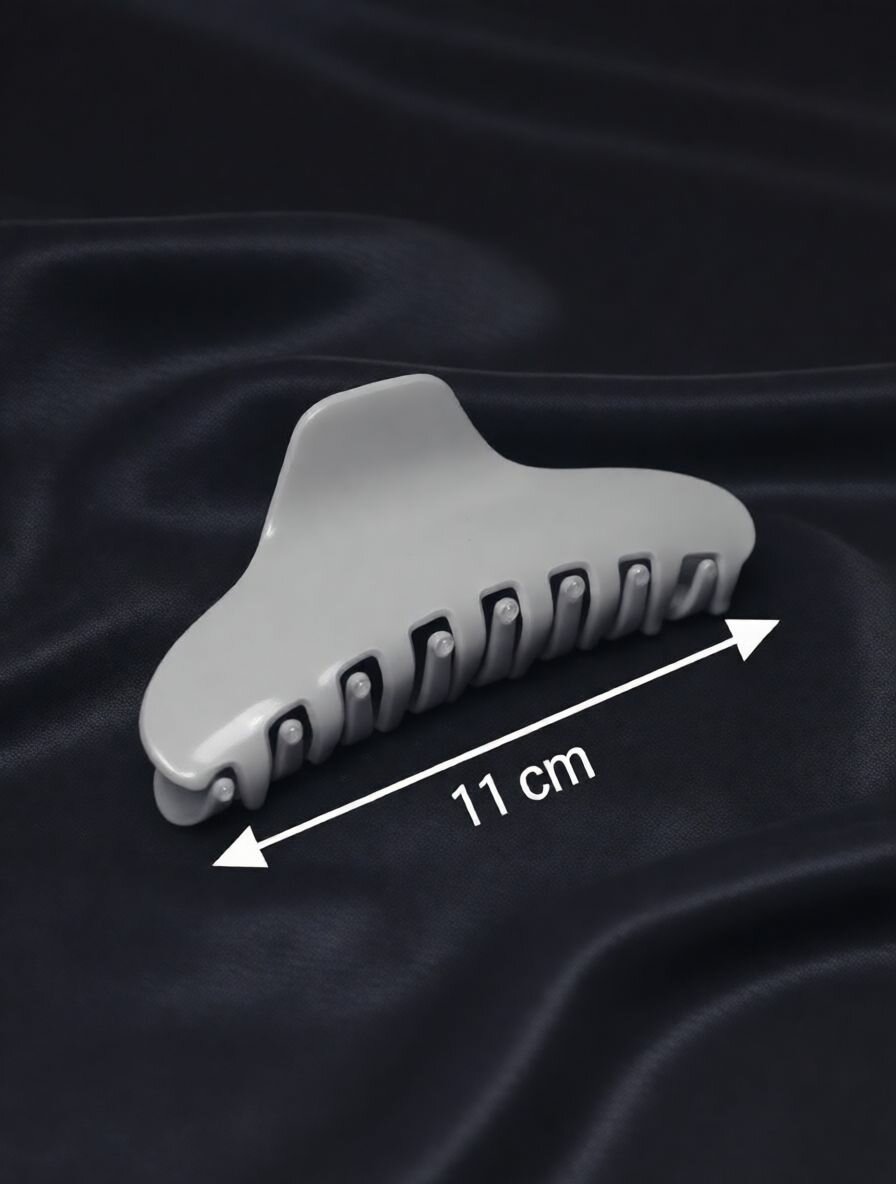 Элегантный краб для волос глянцевый 11 см Люкс-фиксация для ваших локонов