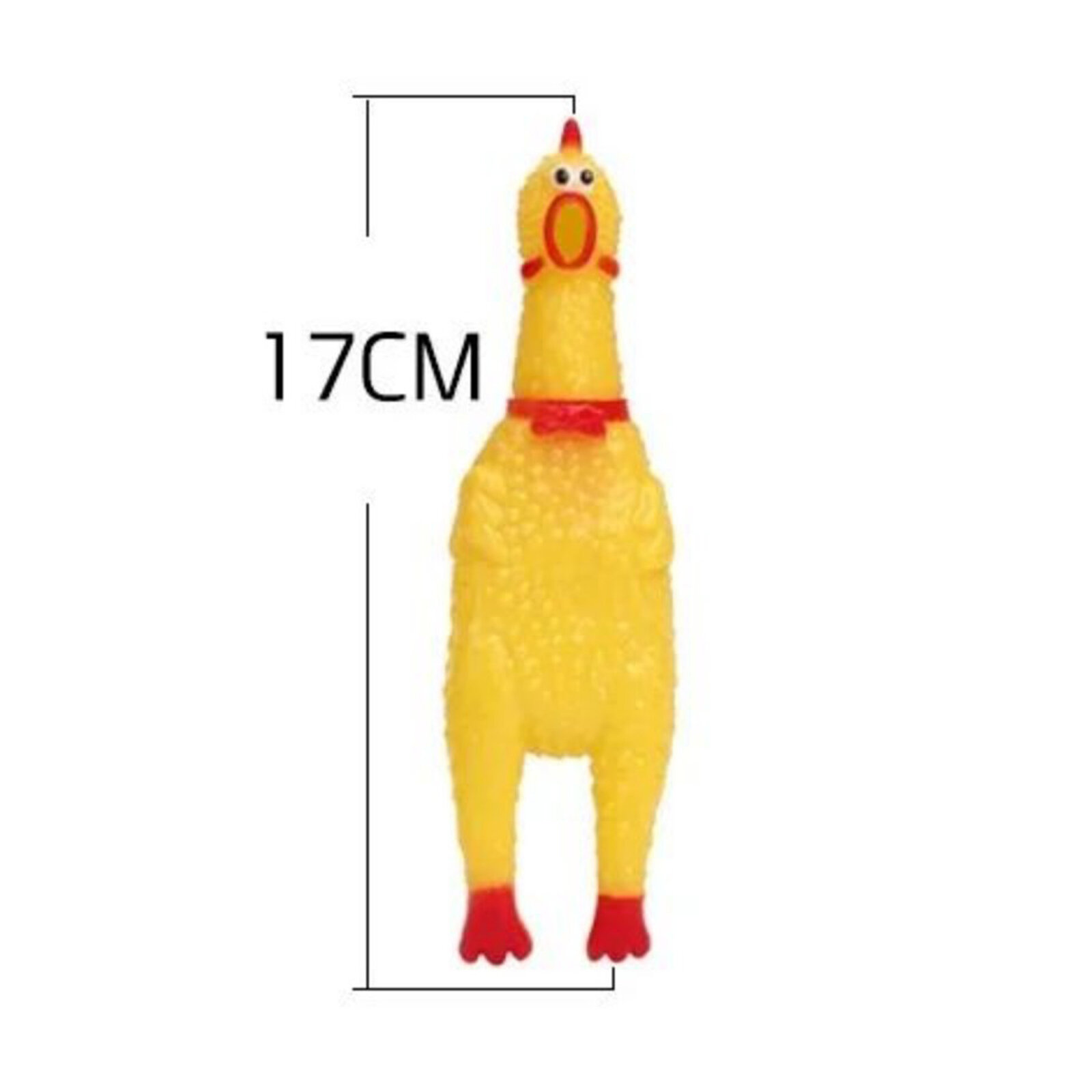 1 шт, 17 см, кричащая курица, игрушка-сжималка со звуком, инструмент для декомпрессии.