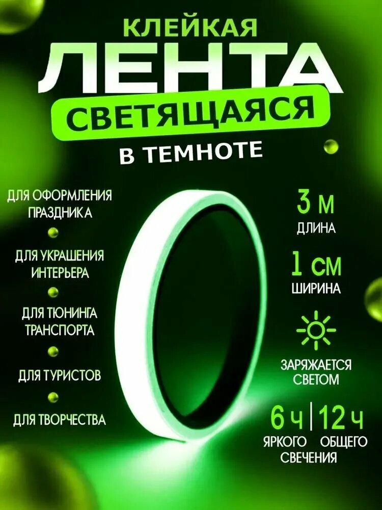 Маркеры безопасного выхода высокой яркости, светящиеся в темноте клейкая лента