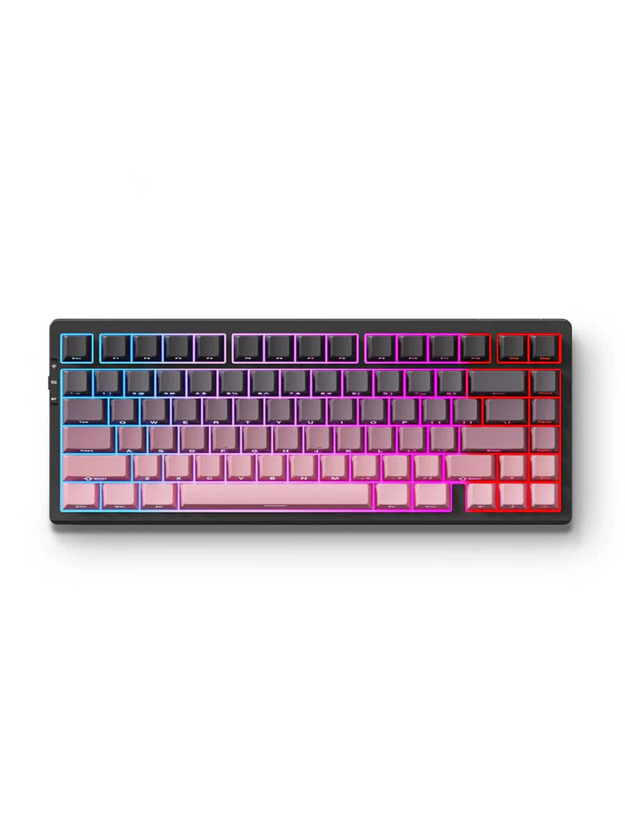 Mchose G75 Pro Black Pink, черный/розовый, игровая беспроводная клавиатура
