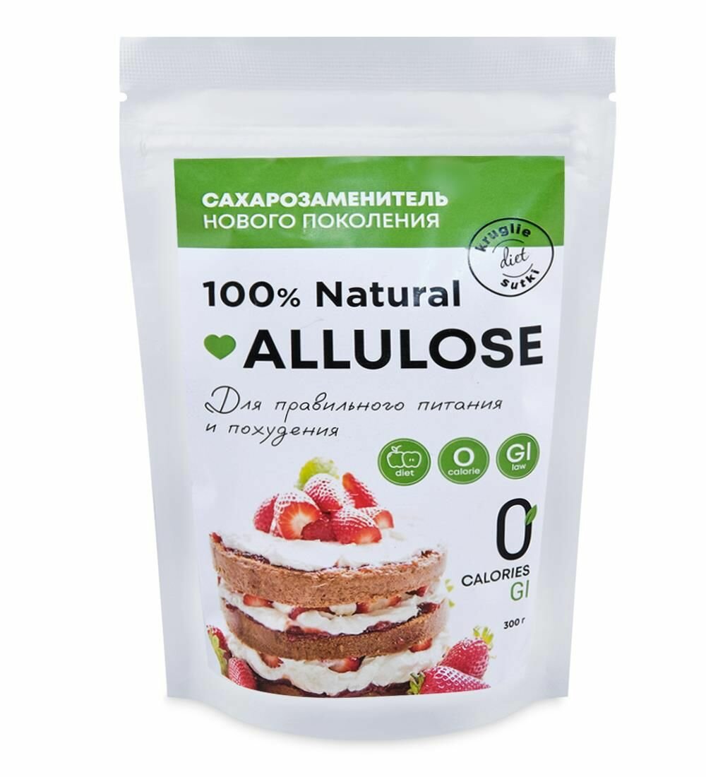 Аллюлоза (подсластитель) 300 г A2183393 флексартис, Аллюлоза 100%