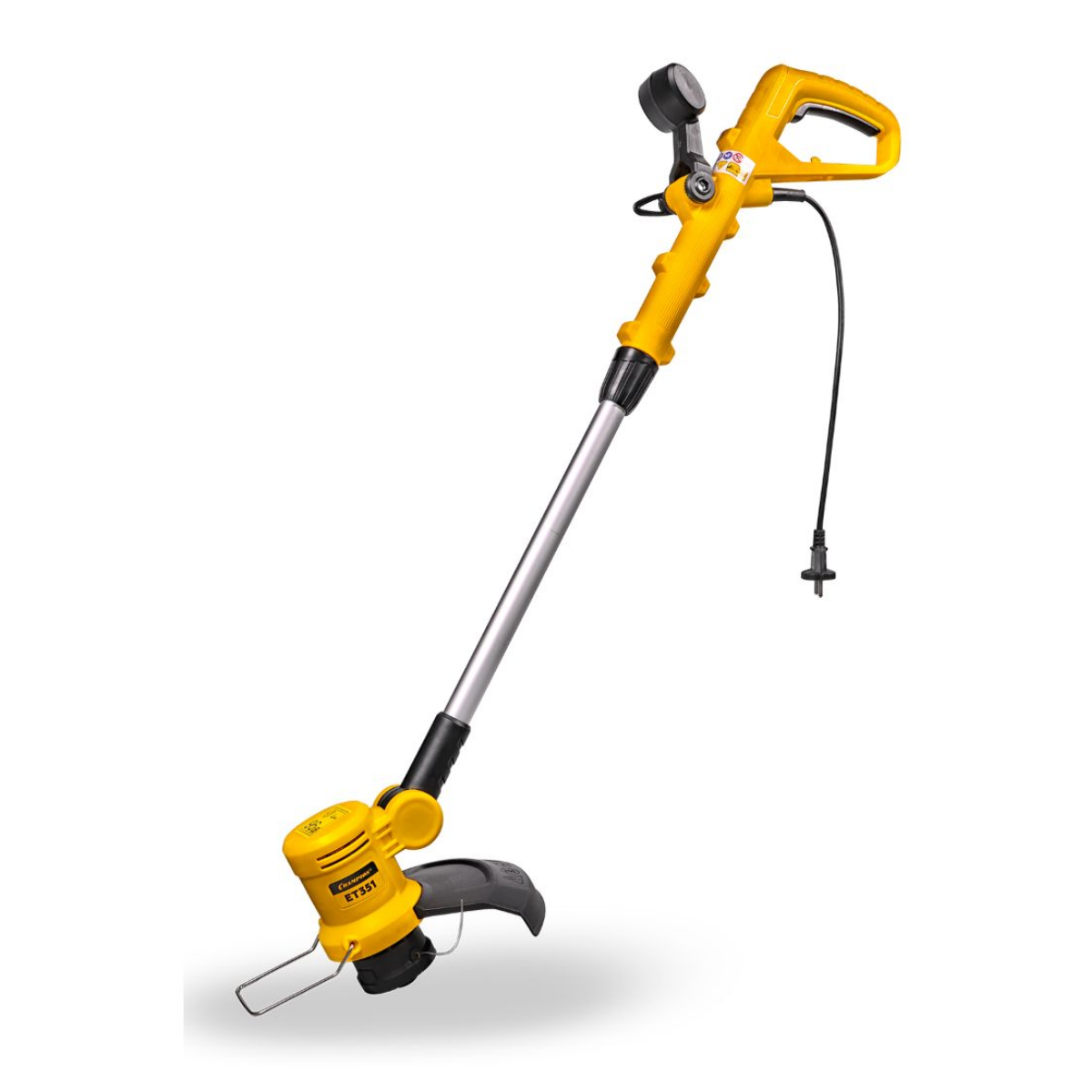 Триммер электрический садовый Champion ET351, желтый, 380 Вт