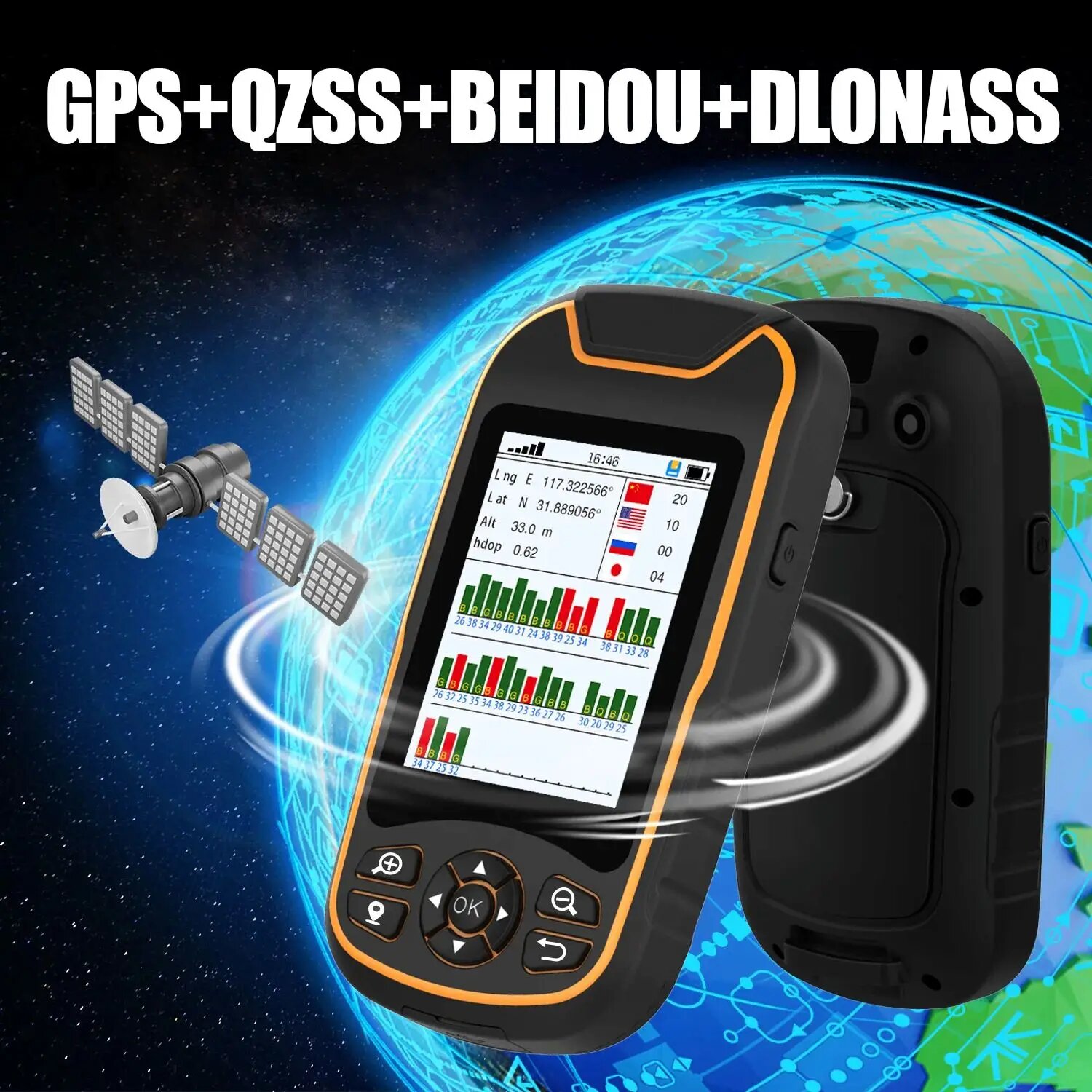 Профессиональный портативный GPS-навигатор