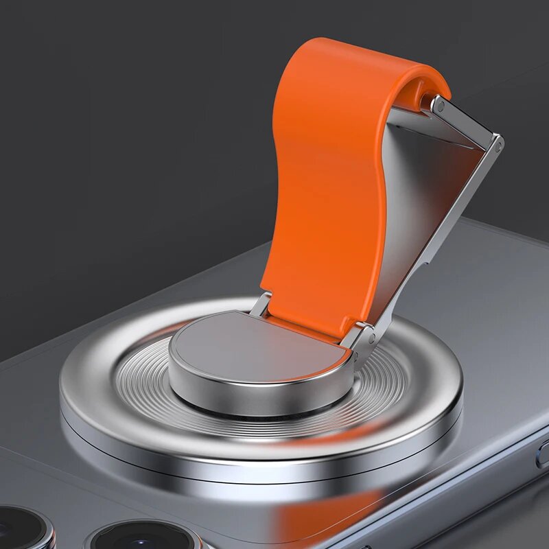 Металлический прочный магнитный держатель для телефона 360° ° Поворотная магнитная подставка для кольца на палец, складной портативный универсальный держатель для смартфона