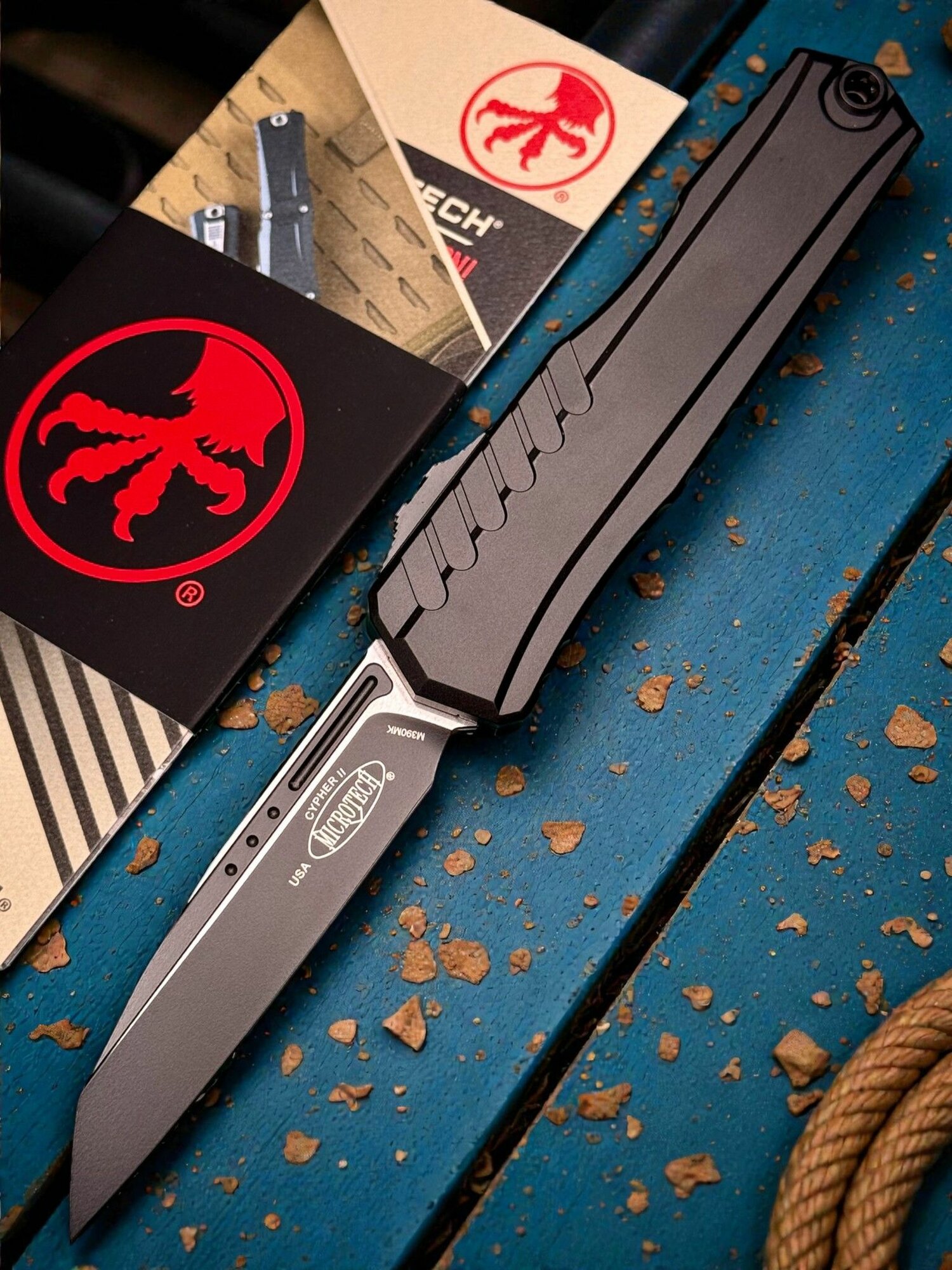 Нож складной MicroTech MCT12411T Cypher II, Tactical Standard