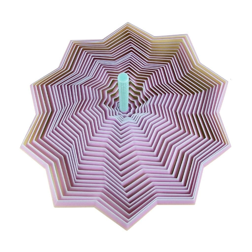 3D-печать Звезда Спираль Игрушка-антистресс, Конфетный цвет - Большой