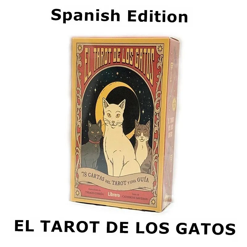 Таро De Los Gatos, Испанское издание, 78 карт