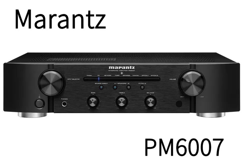 Усилитель мощности HI FI MARANTZ PM6007 K1B/цифровой вход/стерео/черный