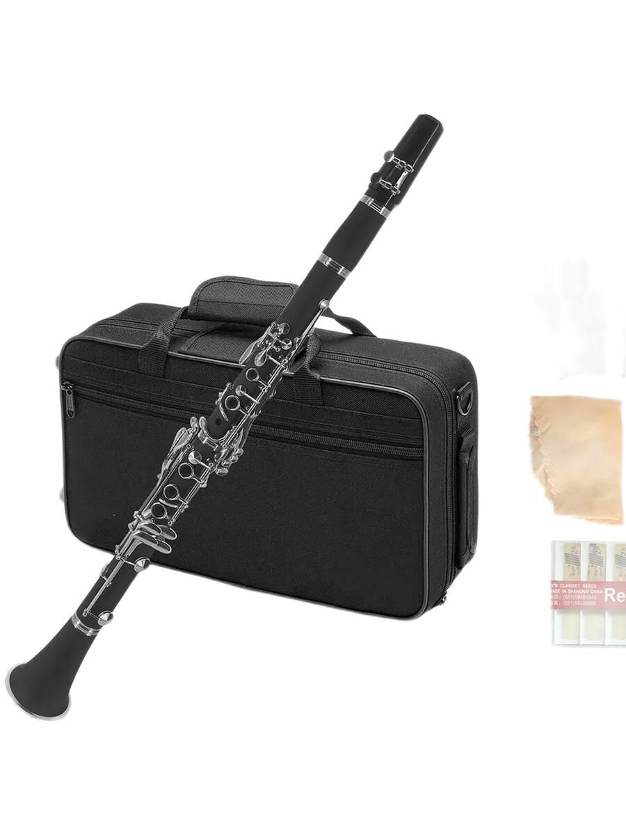 Кларнет, Из Прочных Материалов, Для Музыкальной Практики, 1 Комплект
