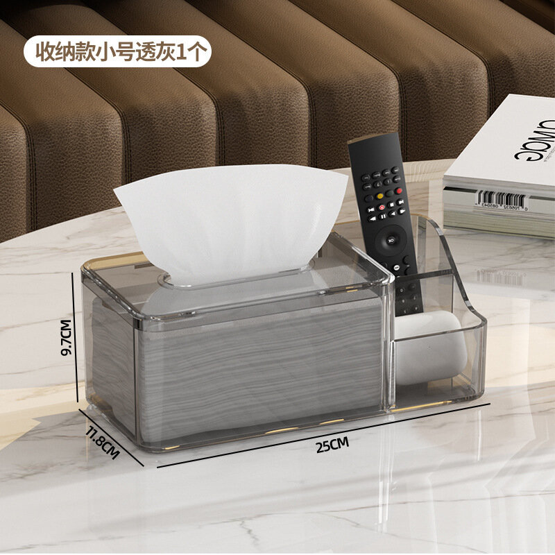 Настольная коробка для салфеток, скандинавский стиль, простая, прозрачная, для дома, гостиной, коробка для салфеток, хранение салфеток для ресторана