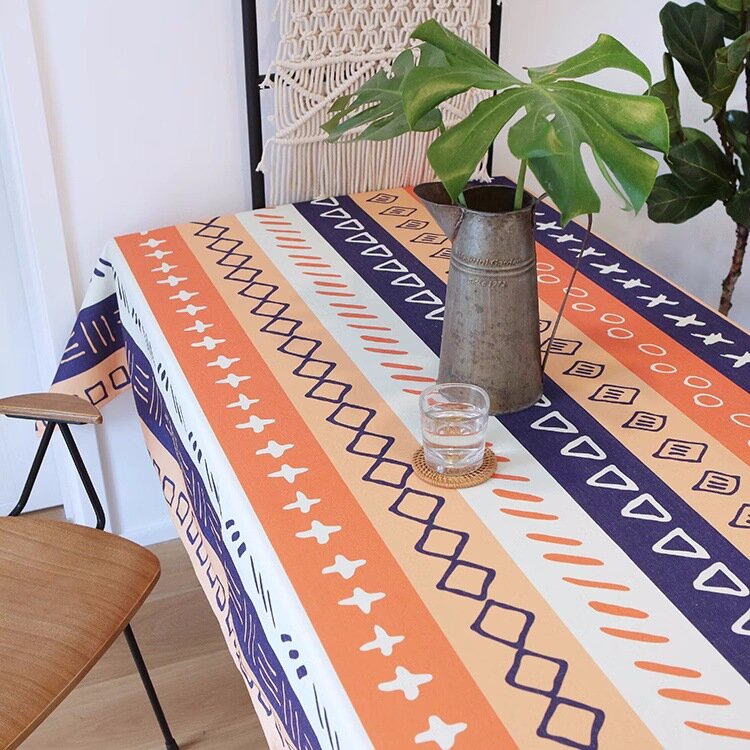 Ткань для обеденного стола, кофейного стола, мастерская живопись, цифровая печать, американский французский стиль, легкая роскошь, высококачественная сельская столовая скатерть