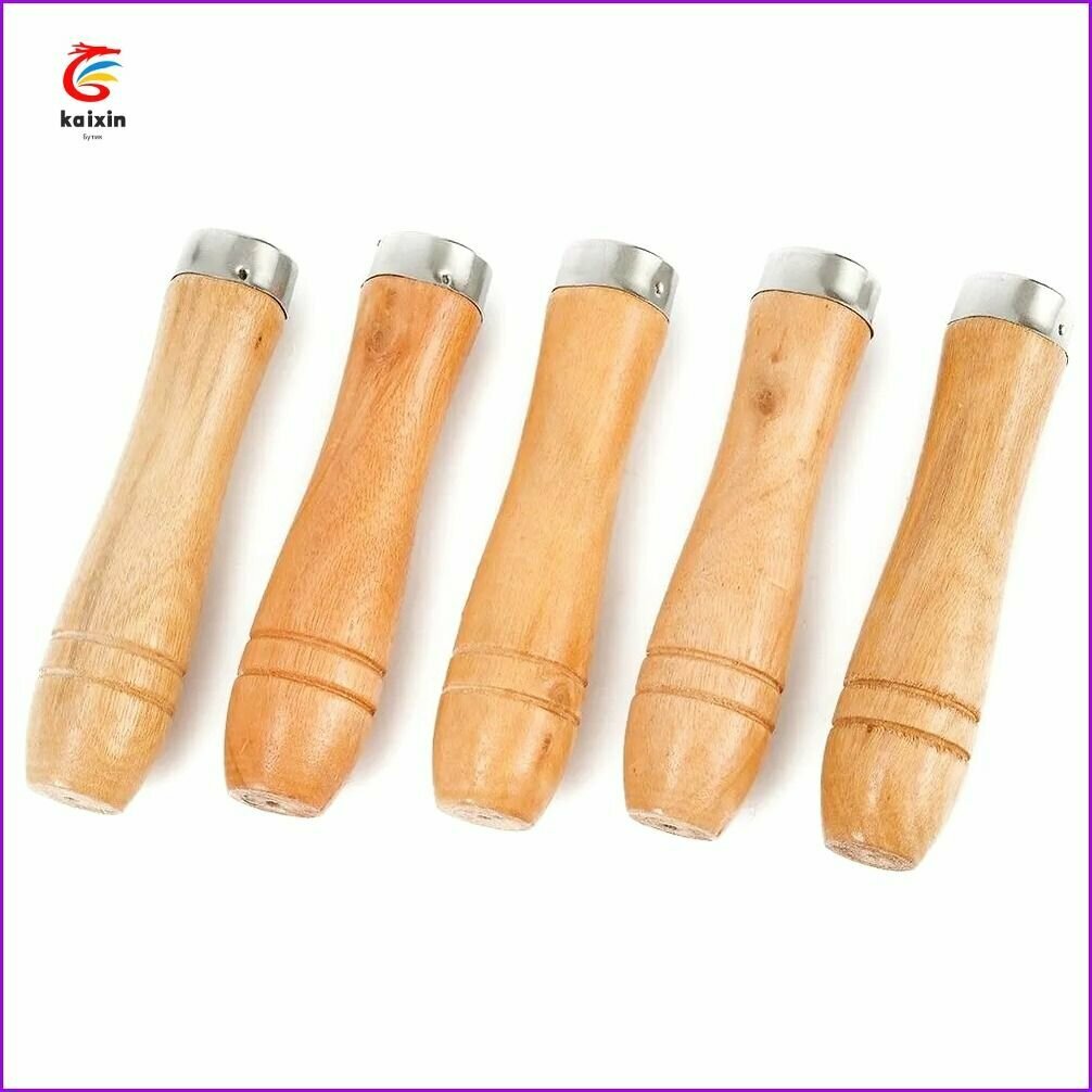 5 шт. деревянная ручка для напильника сменная прочная металлическая накладка для инструмента для напильника 11 см