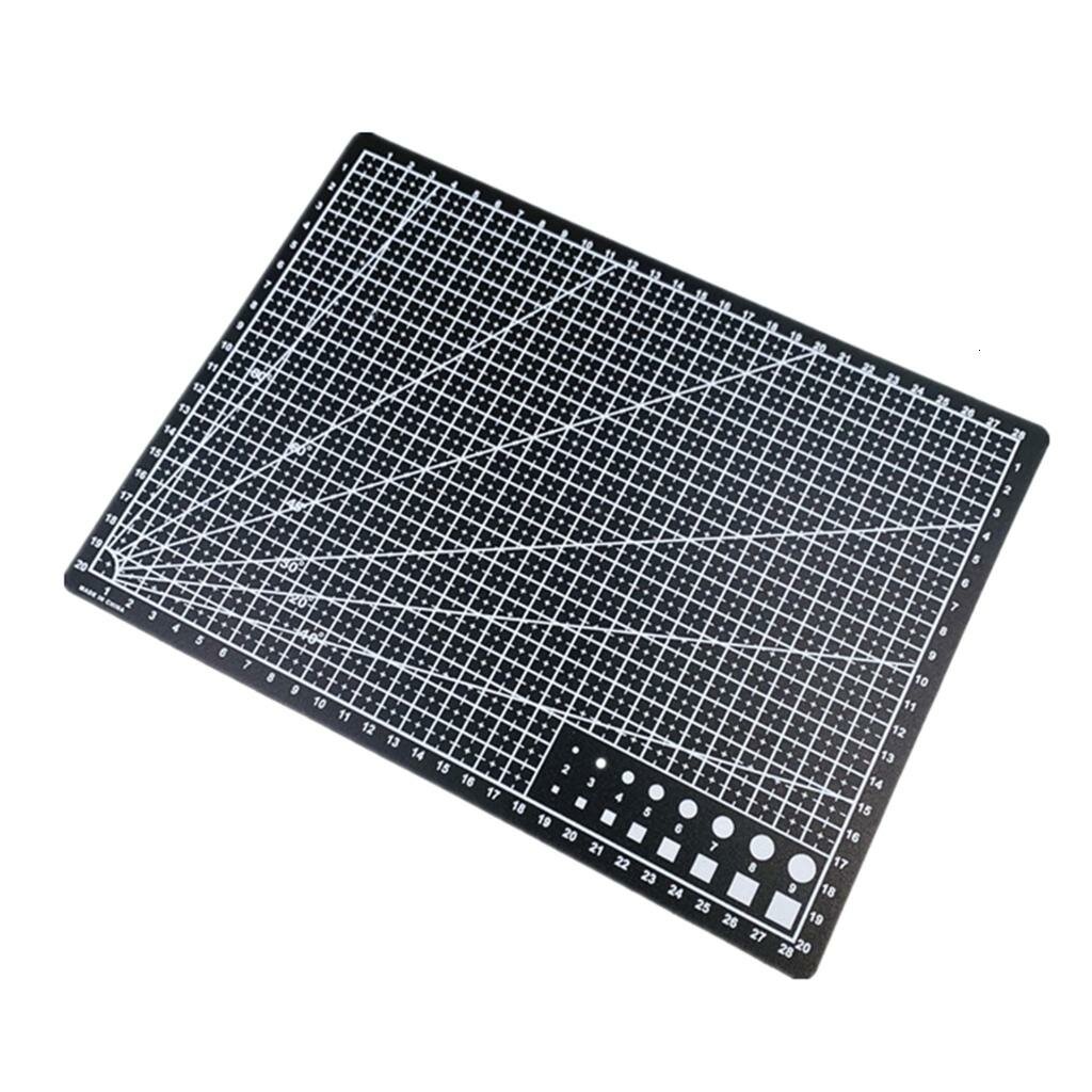 Самовосстанавливающийся коврик для шитья, двусторонний, Черный - A4