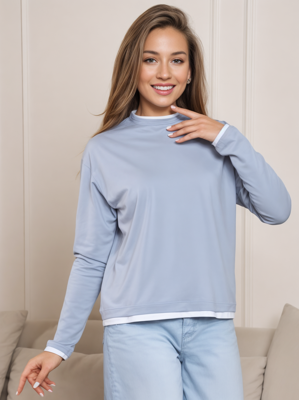 Лонгслив  Лонгслив двойной