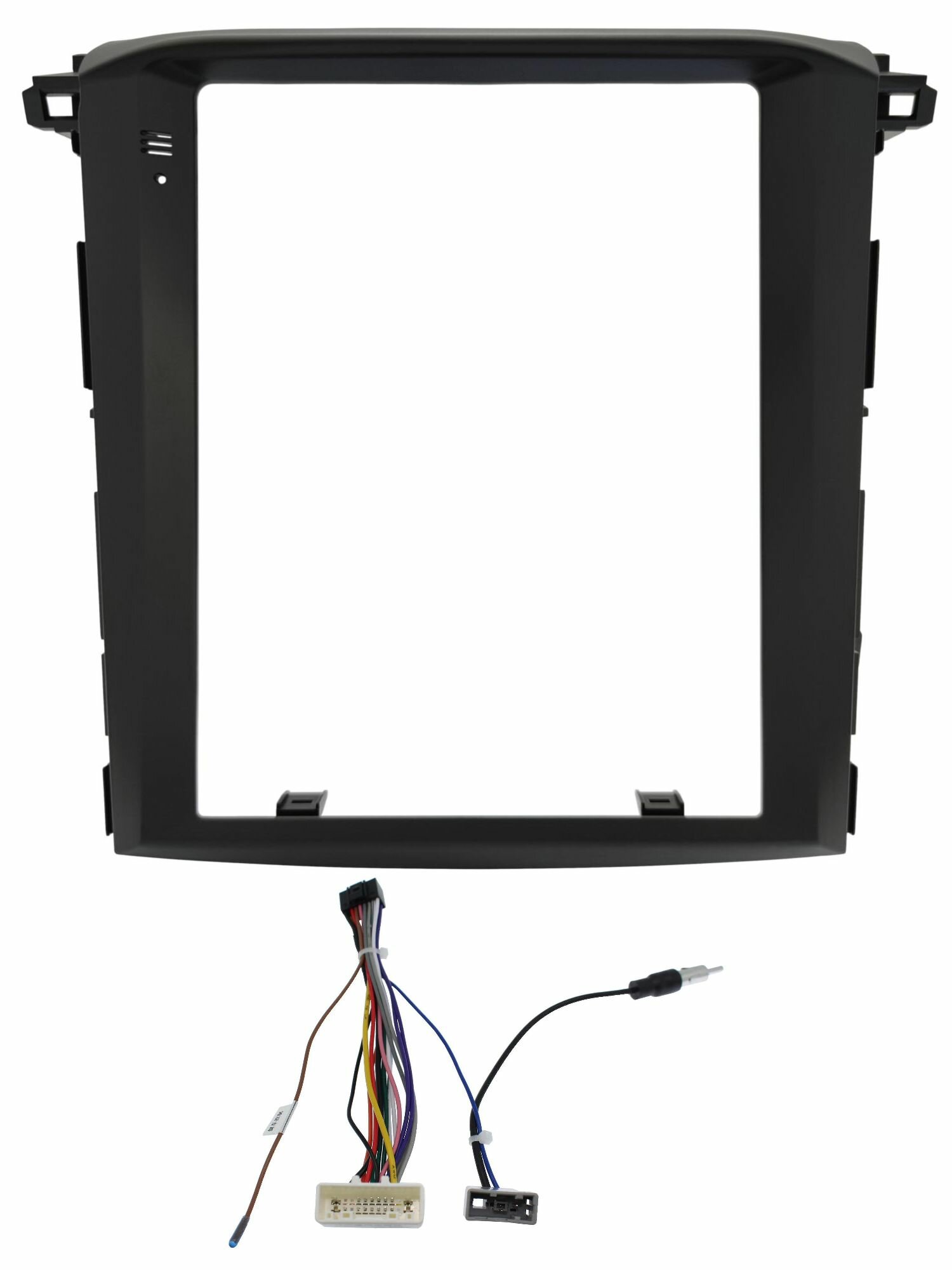 Рамка переходная Subaru Impreza 2017+, Forester 2018+, XV 2017+ (прав. руль) + проводка для 9,7" магнитолы / Wide Media