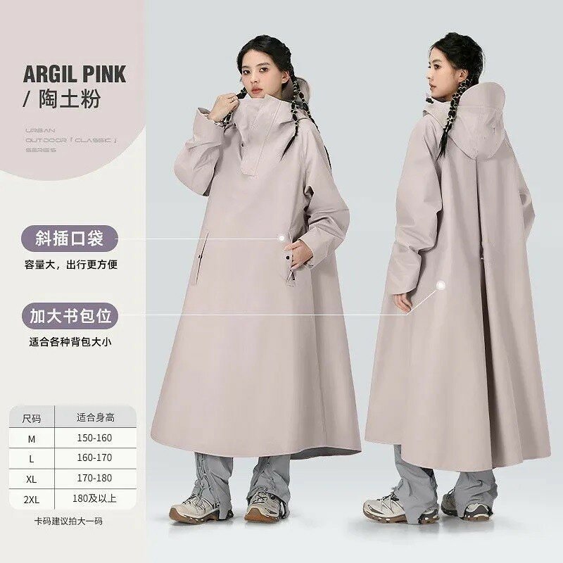 Дождевик для взрослых электрических велосипедов для мужчин и женщин, длинный, полностью водонепроницаемый, пончо для езды