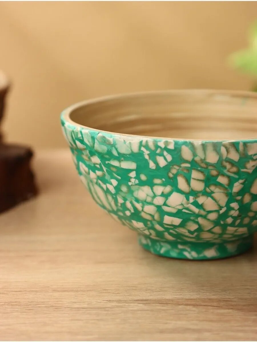 Эко-стиль: Миска из бамбука для домашних животных