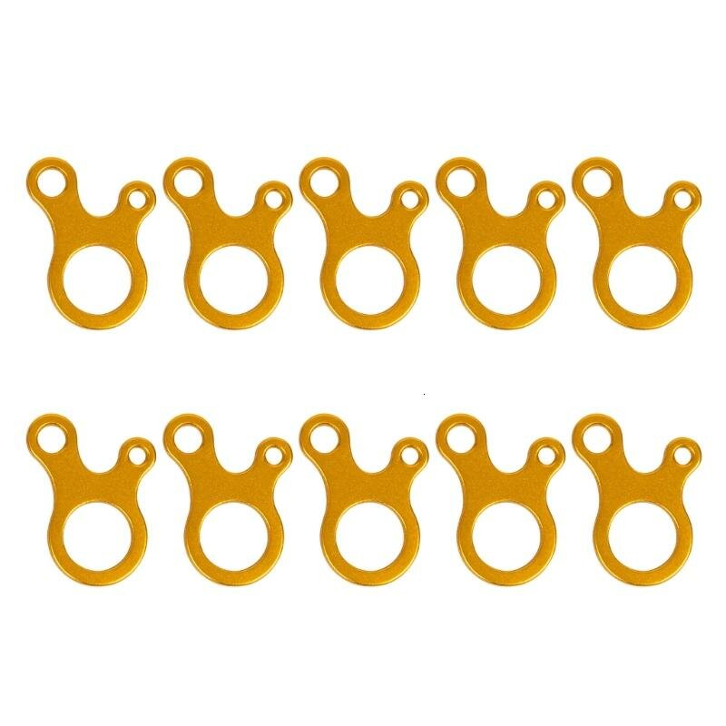 Натяжители троса для растяжек, 10 шт, Золото