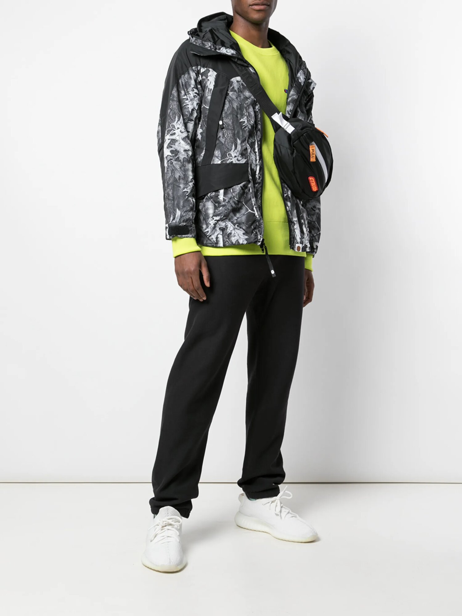Куртка A BATHING APE Forest Camo Snow Board, размер S, черный — фото 1