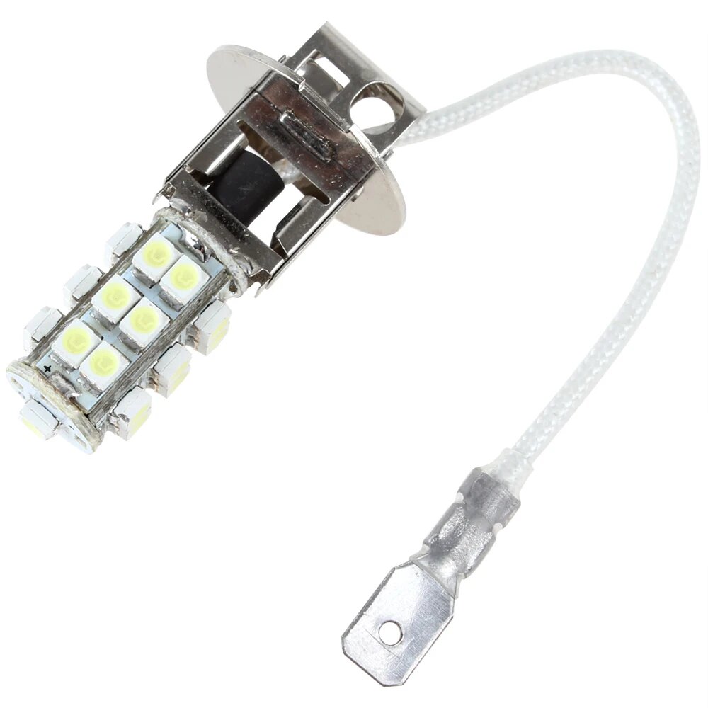 1 шт. H3 12 В 2 Вт 6000 К 25 x SMD светодиодный супер яркий белый свет автомобильные противотуманные фары универсальные дневные ходовые огни противотуманные фары