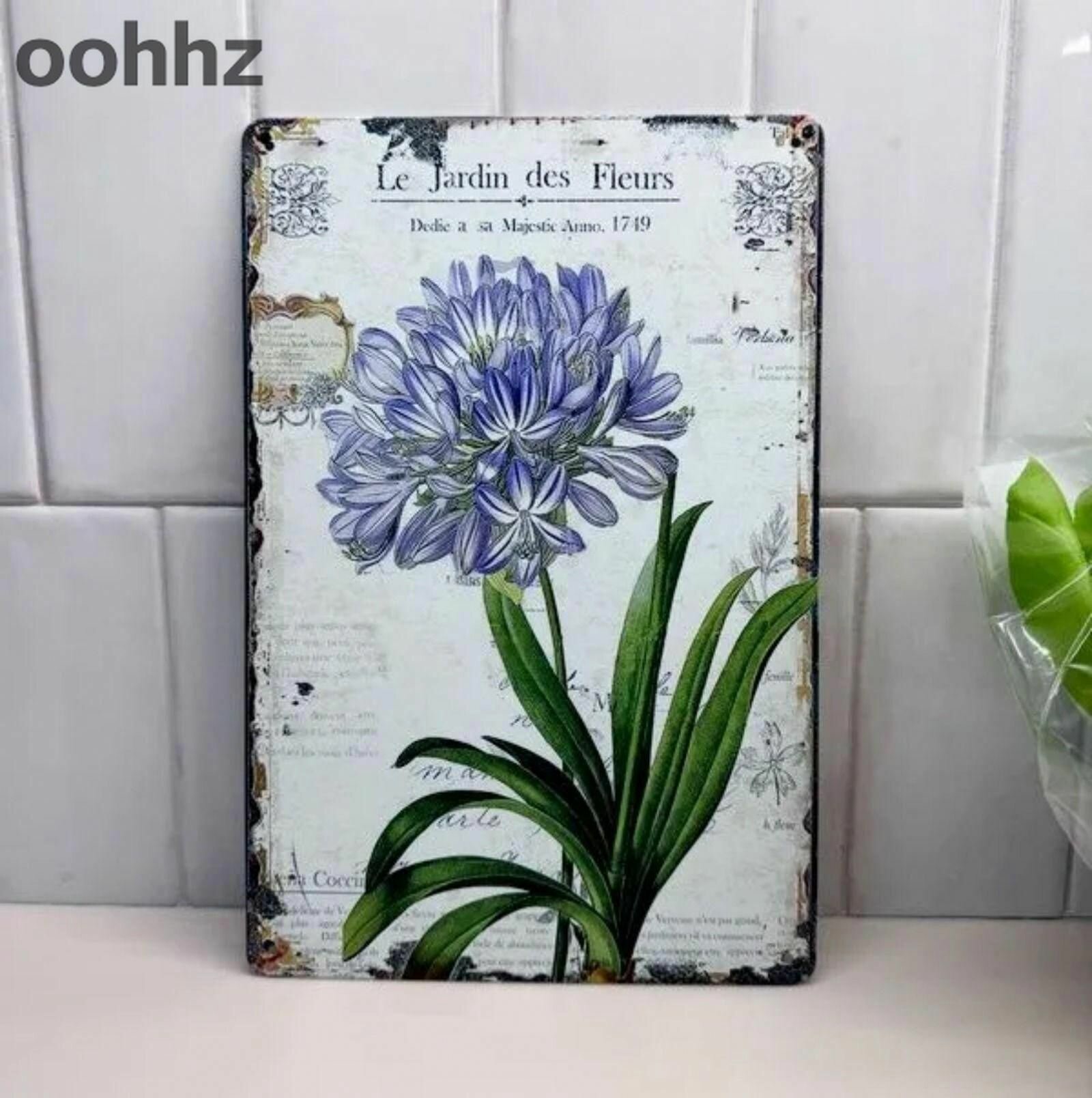 Табличка жестяная для декора интерьера Ретро 20x30cm