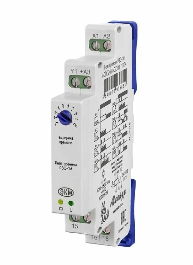 Реле времени Меандр РВО-1М АСDС 24В, AC 230В, УХЛ4