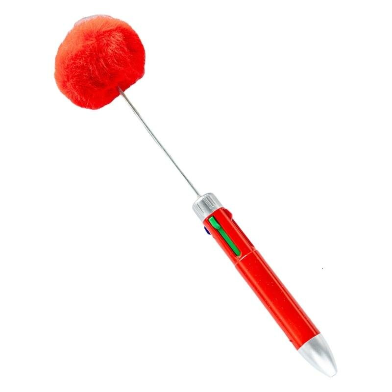 Четырехцветная шариковая ручка, красный