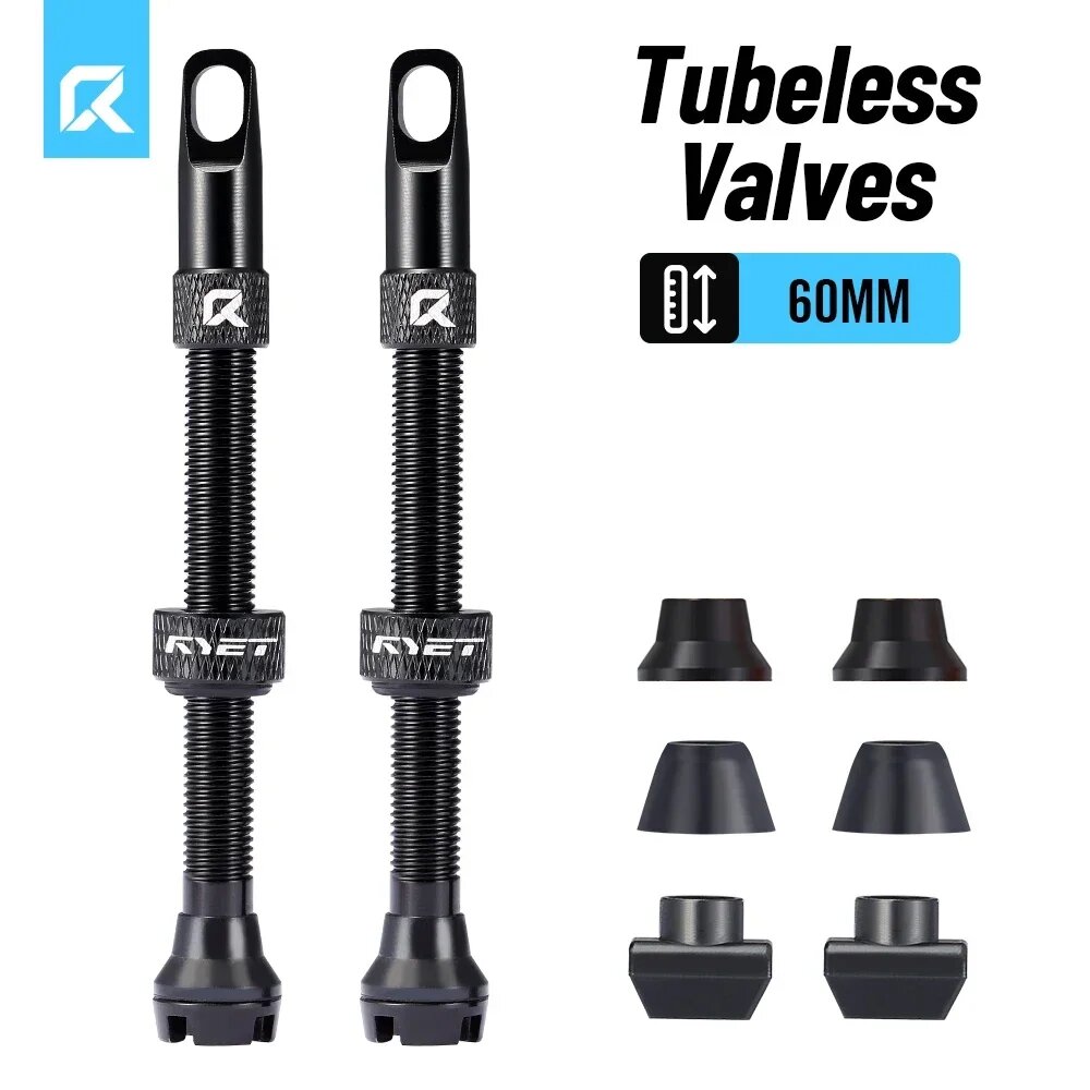 RYET Tubeless Клапаны 60мм Черные