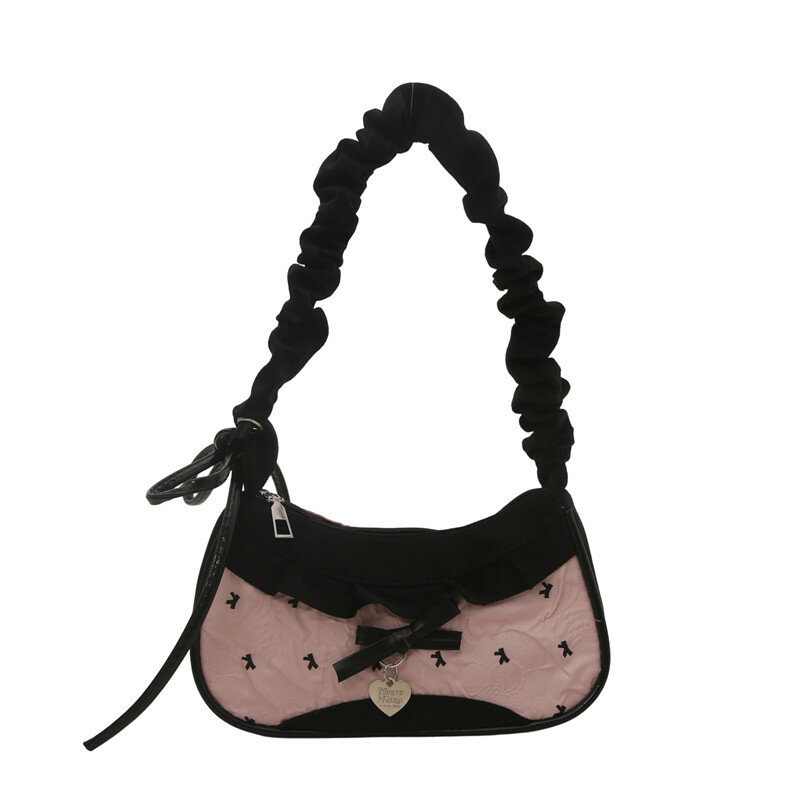 Модная сумка через плечо с цветными блоками, универсальная, 2025 осень, новая модная женская сумка, стильная клетчатая сумка