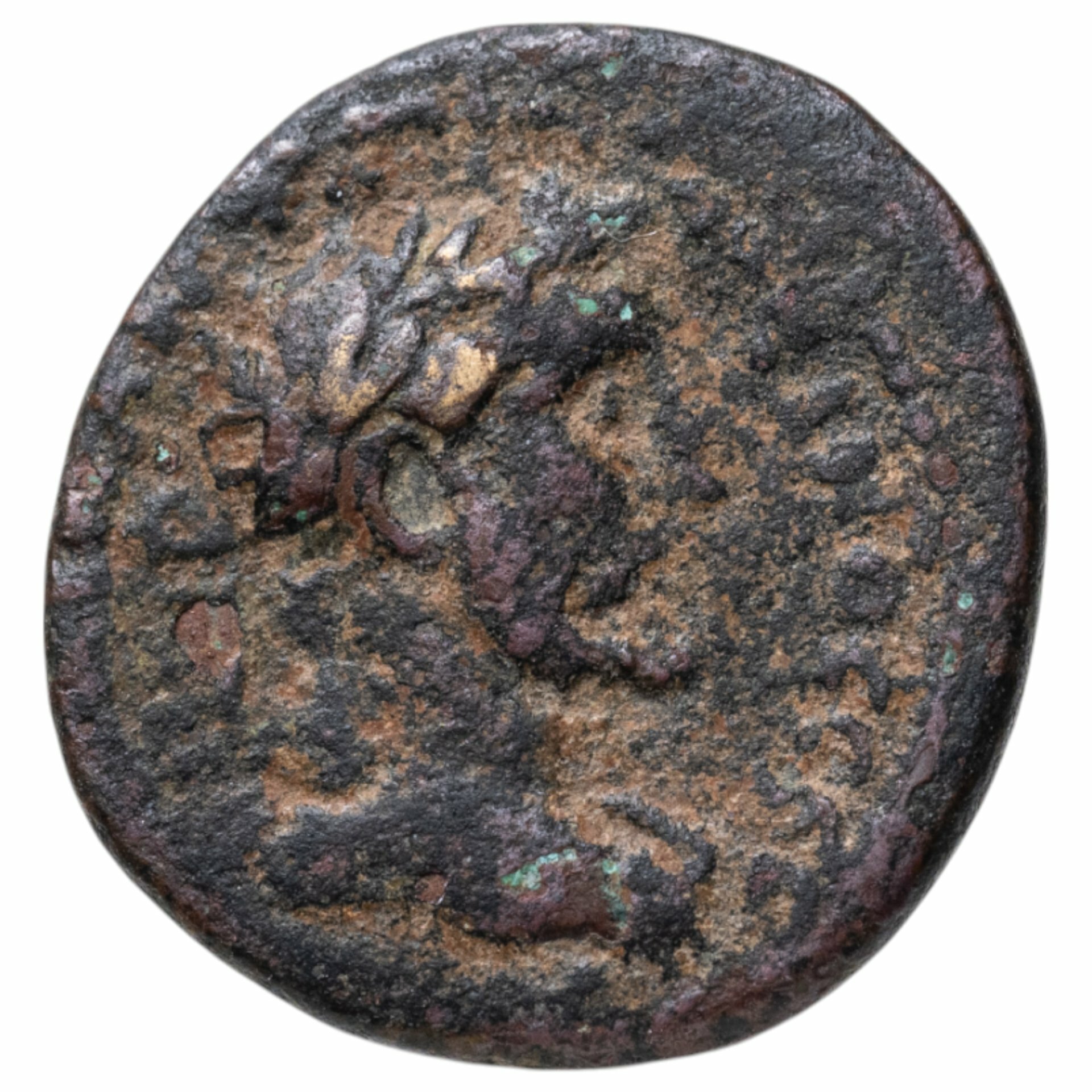 Римская империя, провинция Сирия, Антонин Пий, 138-161 год, АЕ19 , Бронза, в сохранности VF