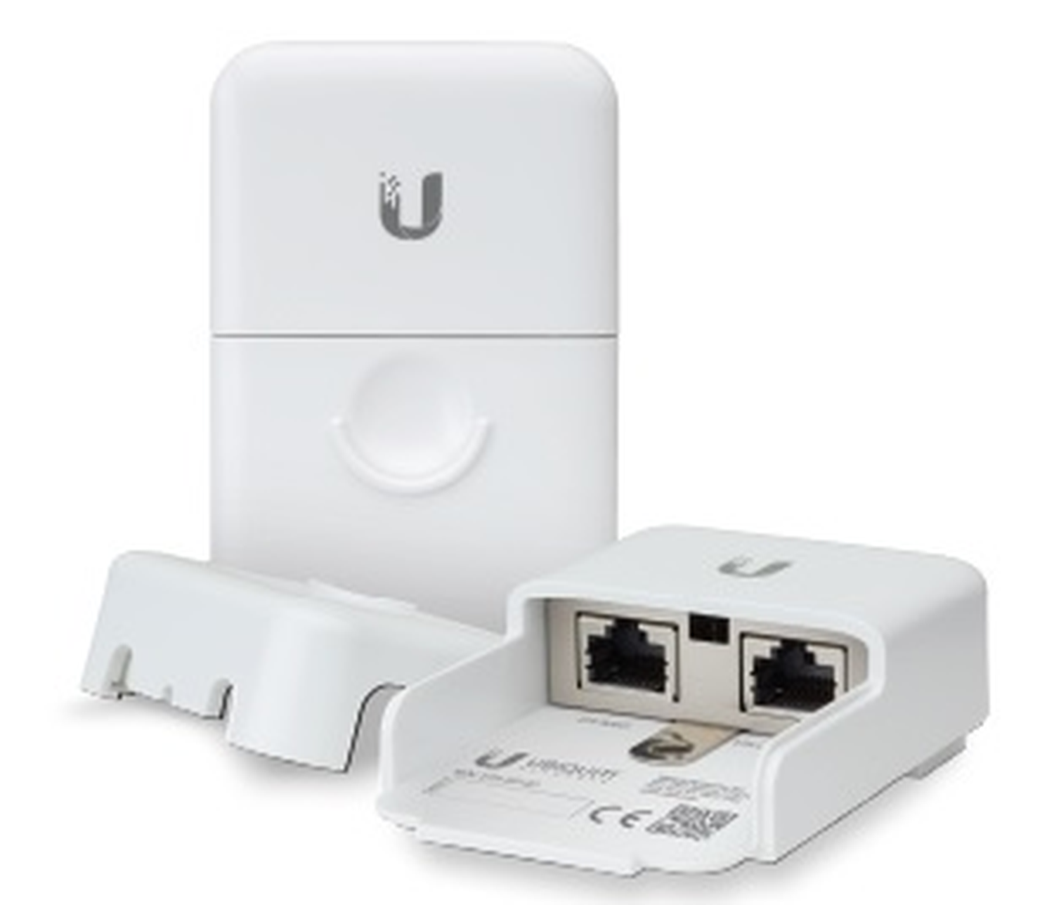 Грозозащита Ubiquiti "Ethernet Surge Protector Gen2", для наружных устройств, 1Гбит/с, белого цвета