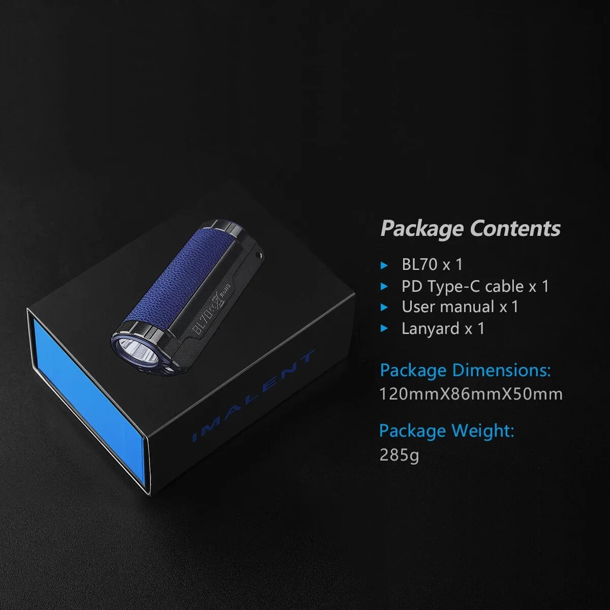IMALENT BL70 фонарь 6000 люмен