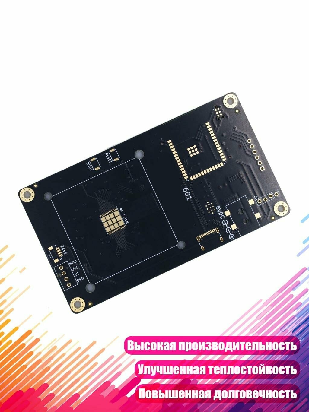 Плата PCB с золотым покрытием для майнинга 601