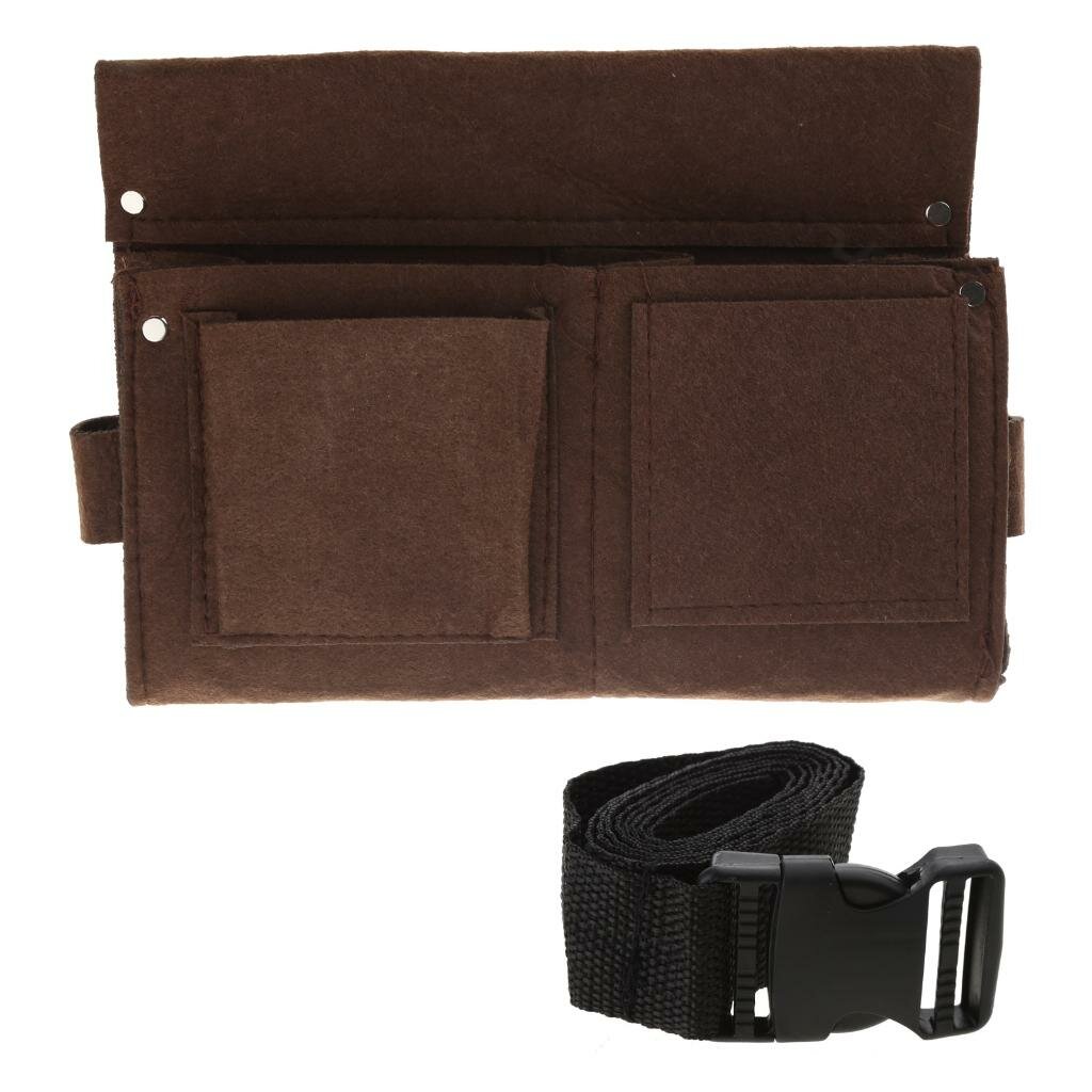 Прочный инструментальный мешок из брезента с карманами для гвоздей