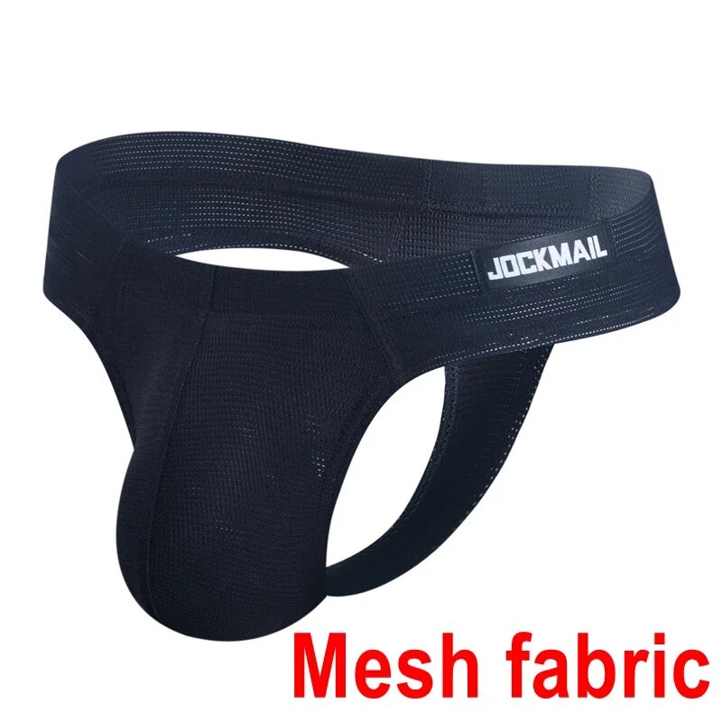 Мужские трусы-слипы Jockmail черные, XL, 296black