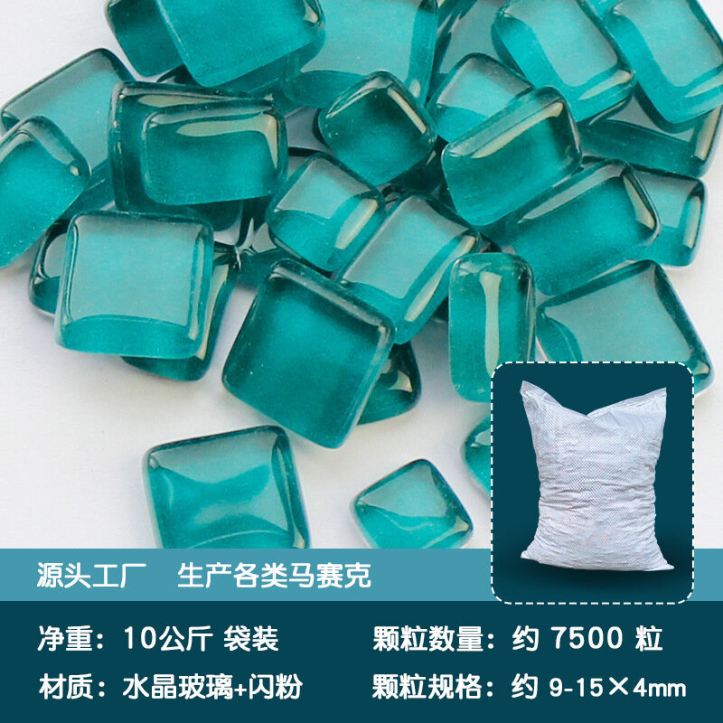 10kg пакет мозаики, многоцветные светло-розовые кристаллы, бесплатный камень, DIY гранулы, плитка, заводской материал, оптовая упаковка