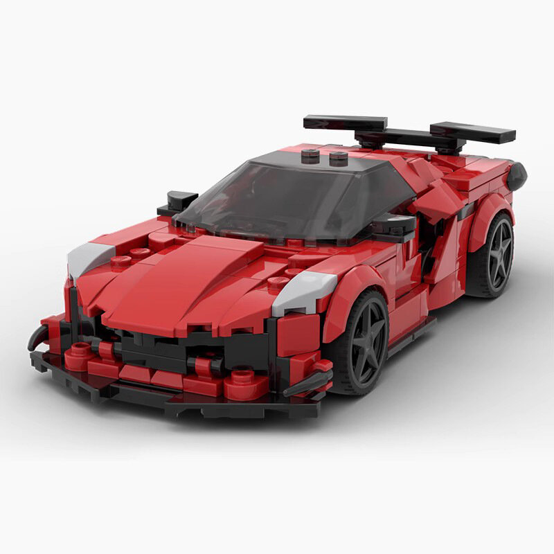 Набор строительных блоков MOC, собранный пазл C8 Chevrolet Corvette Z06, классические игрушки серии Speed для мальчиков