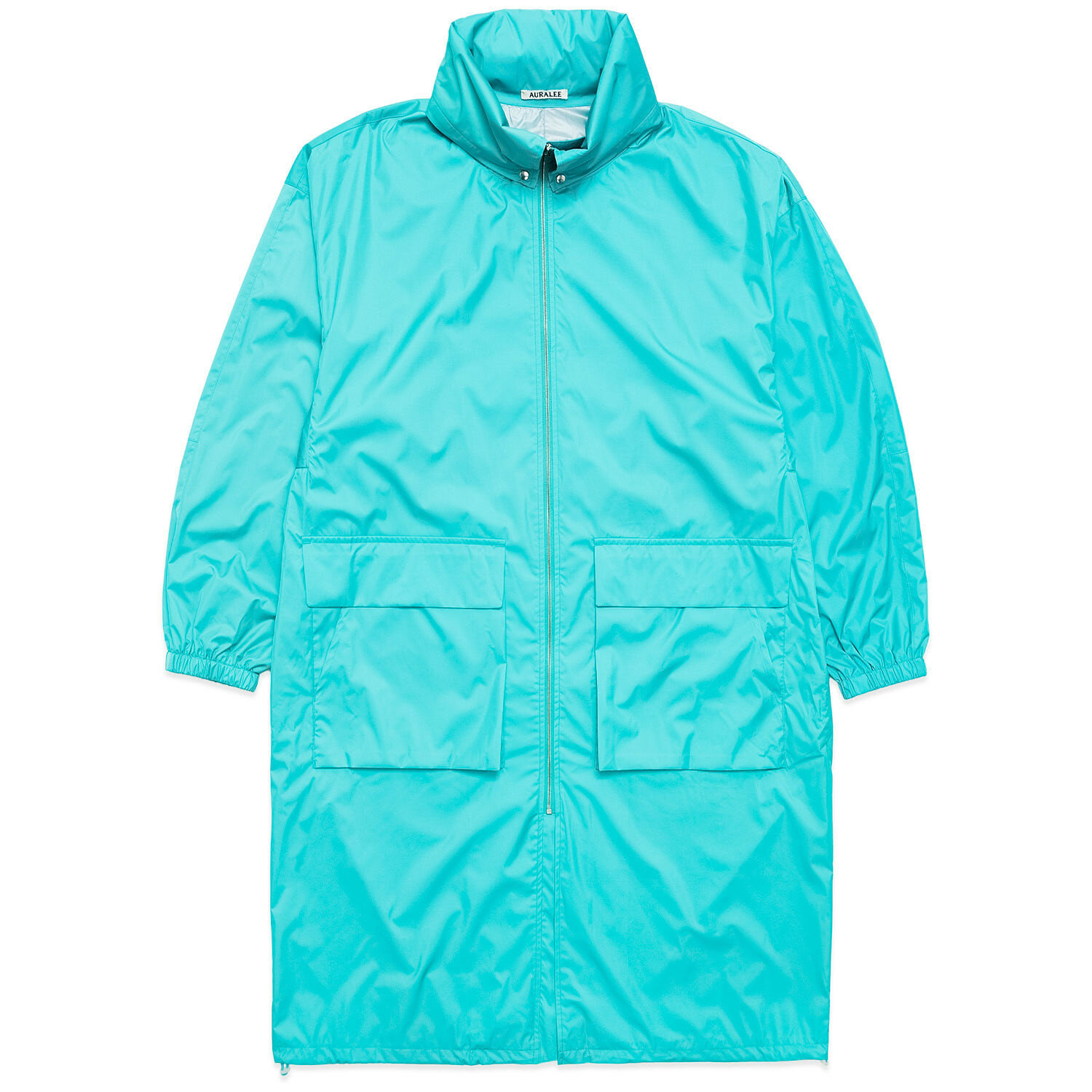 Пальто ПАЛЬТО AURALEE HARD TWIST POLYESTER SATIN LAMINATE ZIP COAT