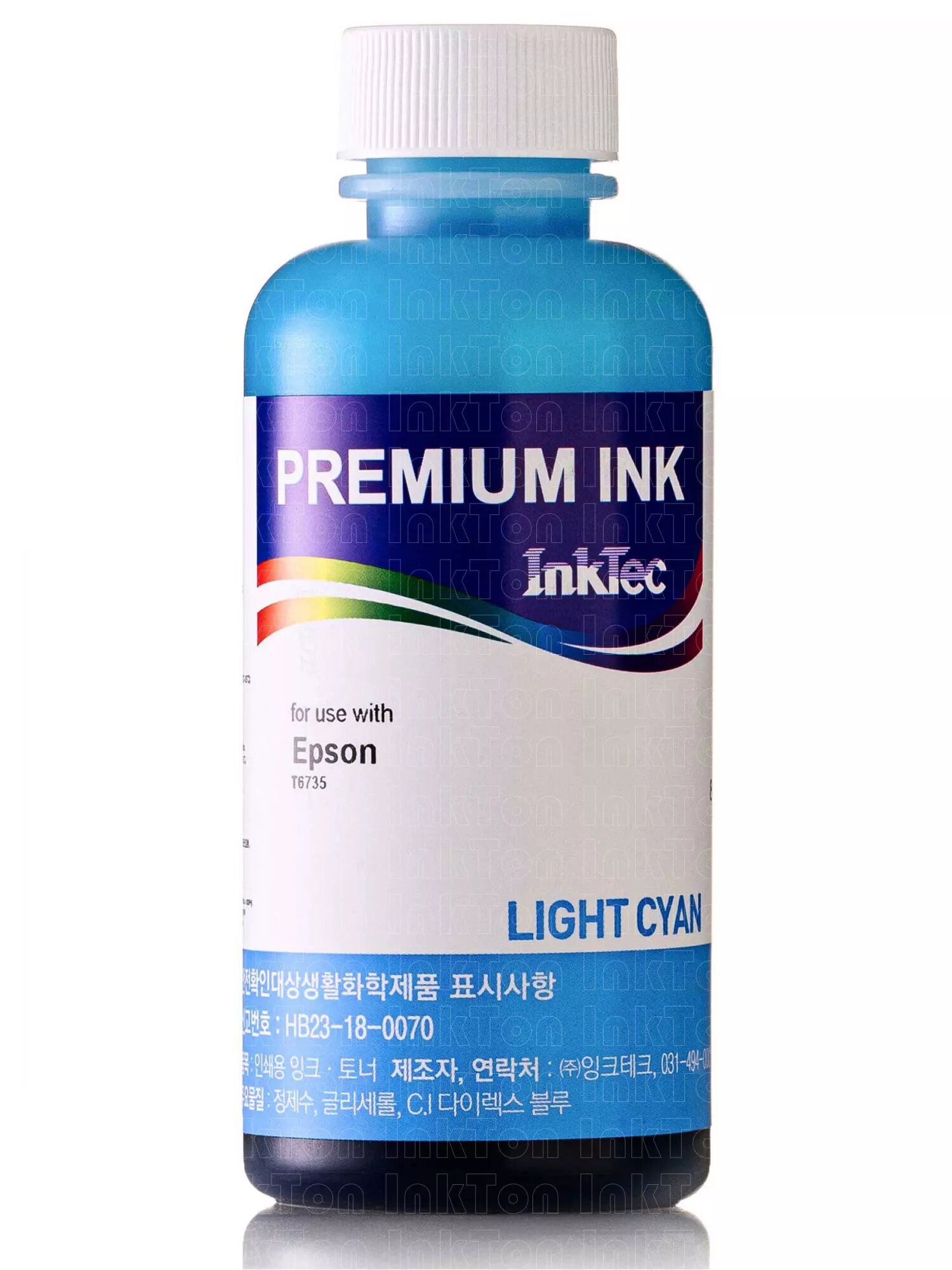Чернила для принтера Epson L8050, L8058, L18050, L18058, 108, 056, 100 мл, без насадок и носиков, светло-голубые