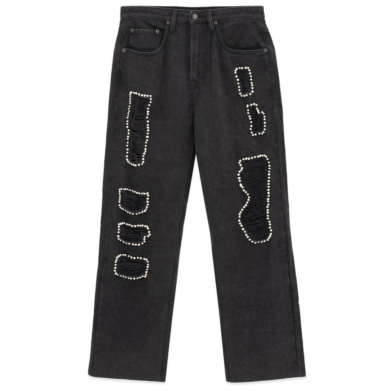 Джинсы ДЖИНСЫ GLASS CYPRESS BLACK PEARLED DENIM 