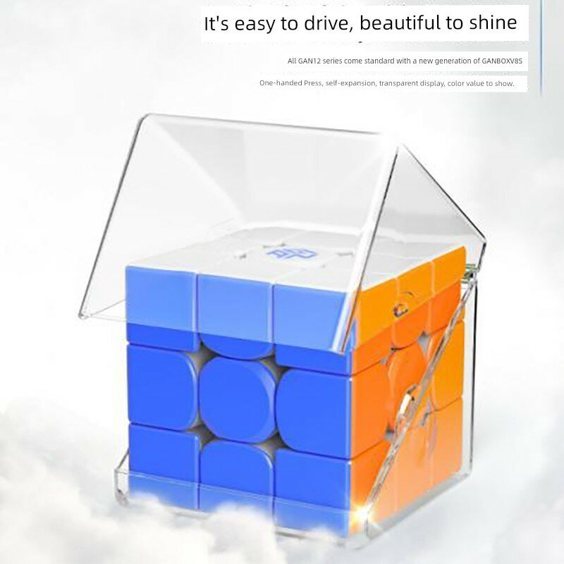 GAN12M Leap Color Sticker 3x3 Скоростной куб - Продвинутая магнитная конструкция для кубинга