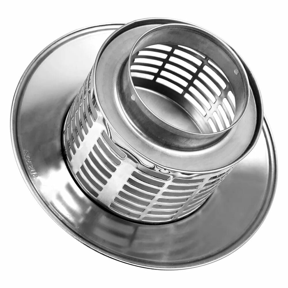 Антидождь колпак для трубы из нержавеющей стали, предотвращает скопление воды, размеры 18.50x18.50x12.50 см