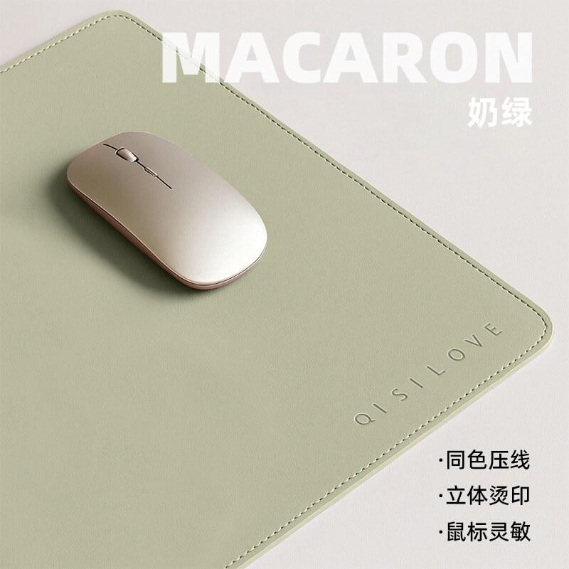 Горячая продажа SG коврика для мыши, компьютерного стола, легкий роскошный высококачественный офисный коврик для клавиатуры, водонепроницаемый, грязеотталкивающий кожаный защитный коврик для рабочего стола