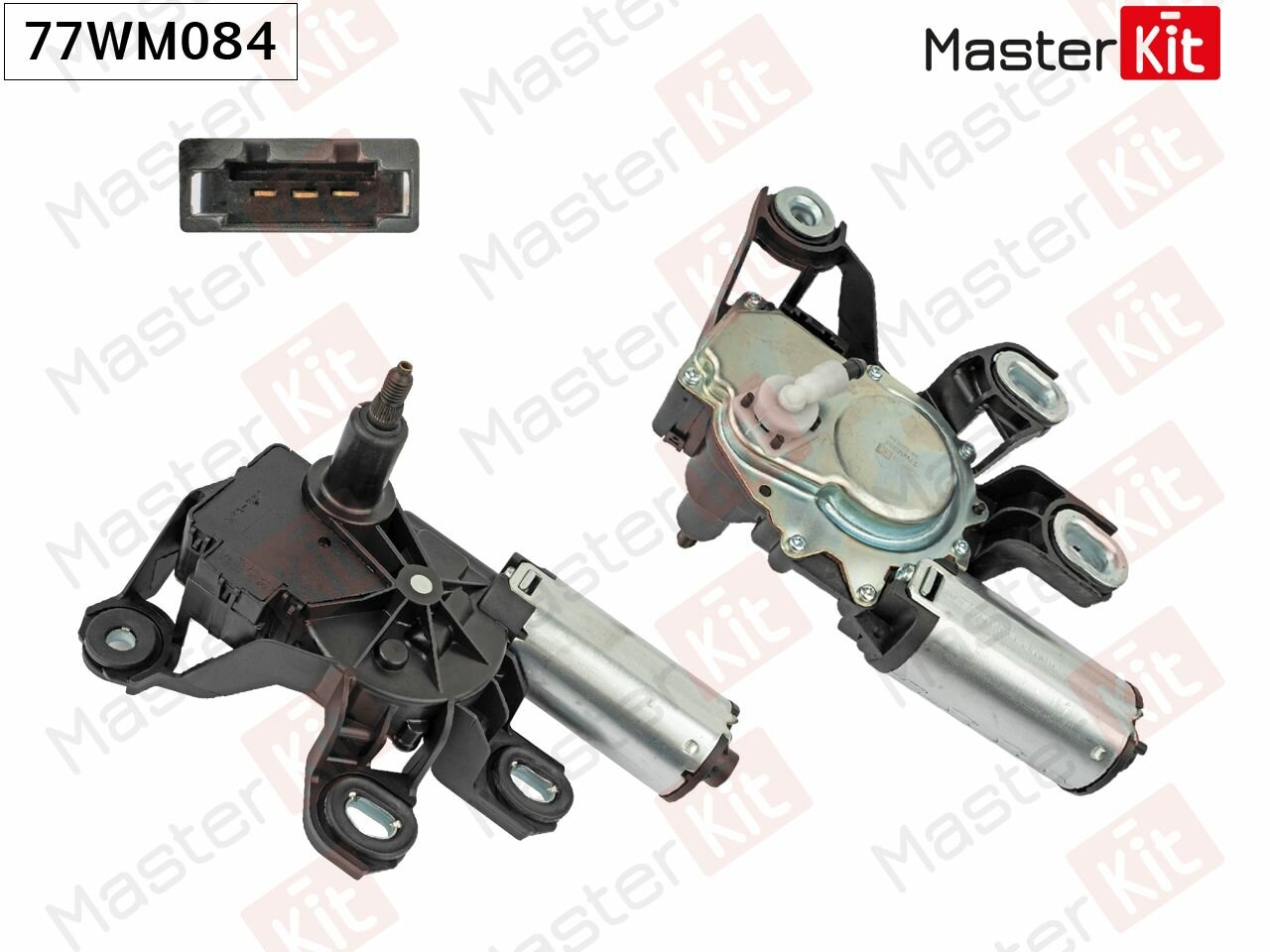 Мотор стеклоочистителя передний. MB E-Class A124C124S124W124 84-98 MasterKit 77WM084